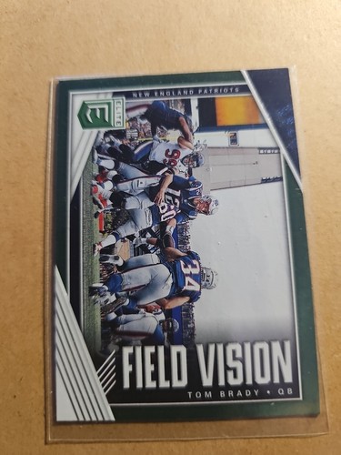 201 Panini Tom Brady Field Vision Fv 2 Green Foil | eBay
