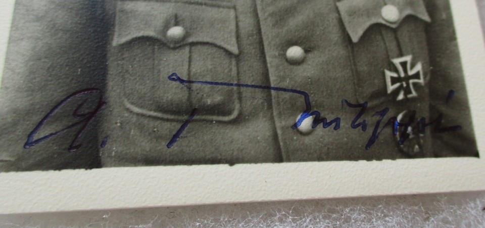 WW2 GERMAN ARMY KNIGHTS CROSS GENERAL ALFRED PHILIPPI SIGNED PHOTO ...