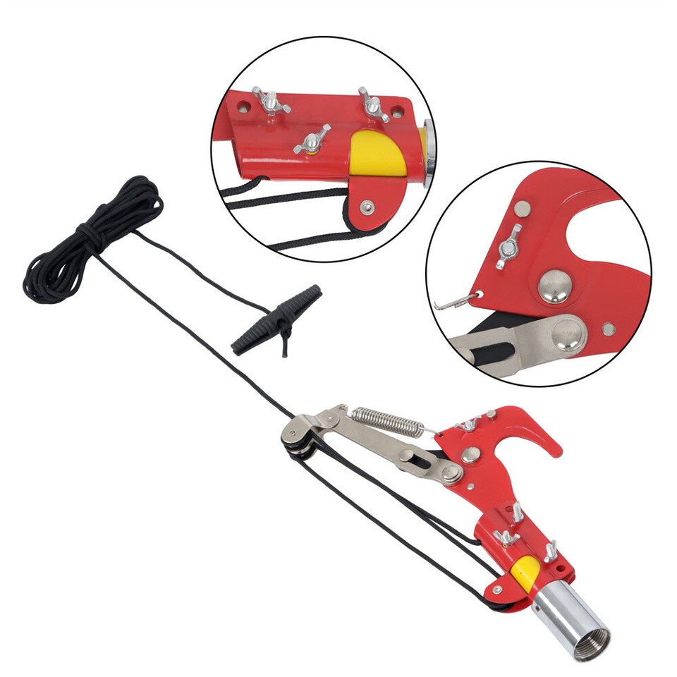 27/30 Feet Extendable Tree Pruner With Sharp Steel Blade & Scissors For ...