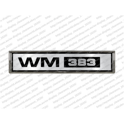 #2513 BADGE TO SUIT HOLDEN WM 383 STATESMAN CHROME CAR EMBLEM | eBay ...