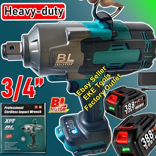 2 7 0 0 Nm 3/4'' Brushless Impact Wrench Rattle Gun Fit for Makita 18V ...