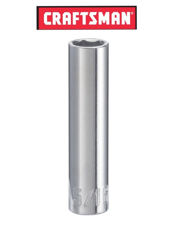 New Craftsman Socket CMMT 1/4 Drive Shallow Deep 6 pt Metric / Inch ...