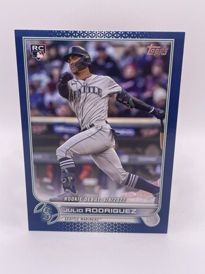 Julio Rodriguez Rookie Debut RC US97 - 2022 Topps Update Series Blue ...