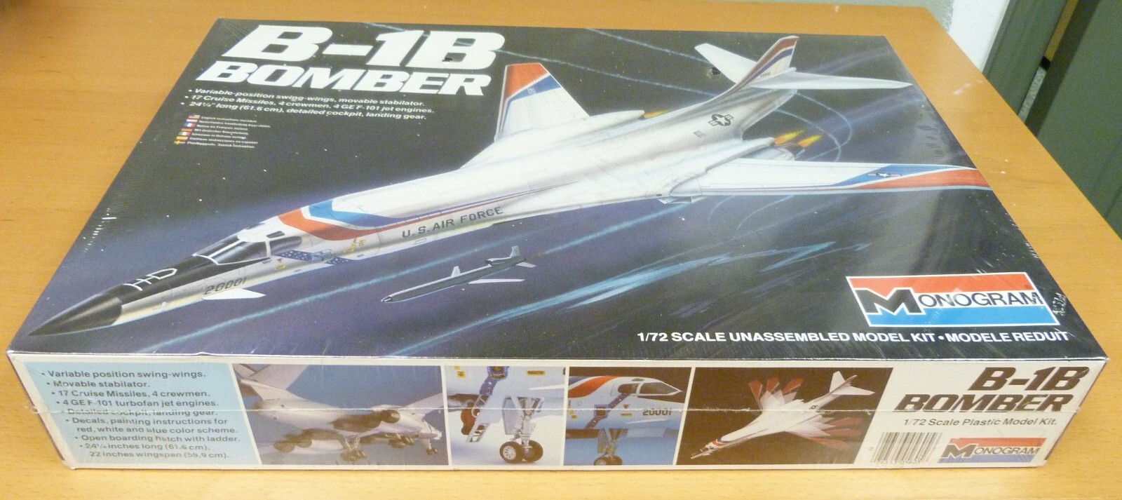 1/72 Monogram B-1B Bomber - MISB - Factory Sealed - NEW | eBay