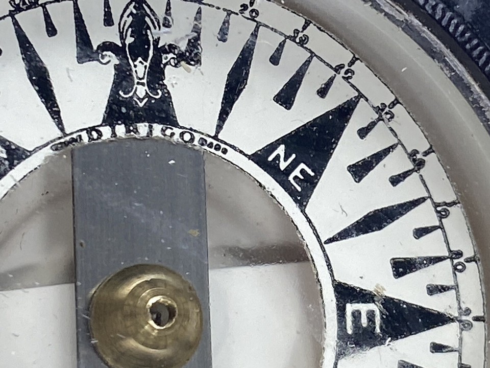 Vintage Maritime DIRIGO E. M. Sherman Nautical Sailing Ship Compass in ...