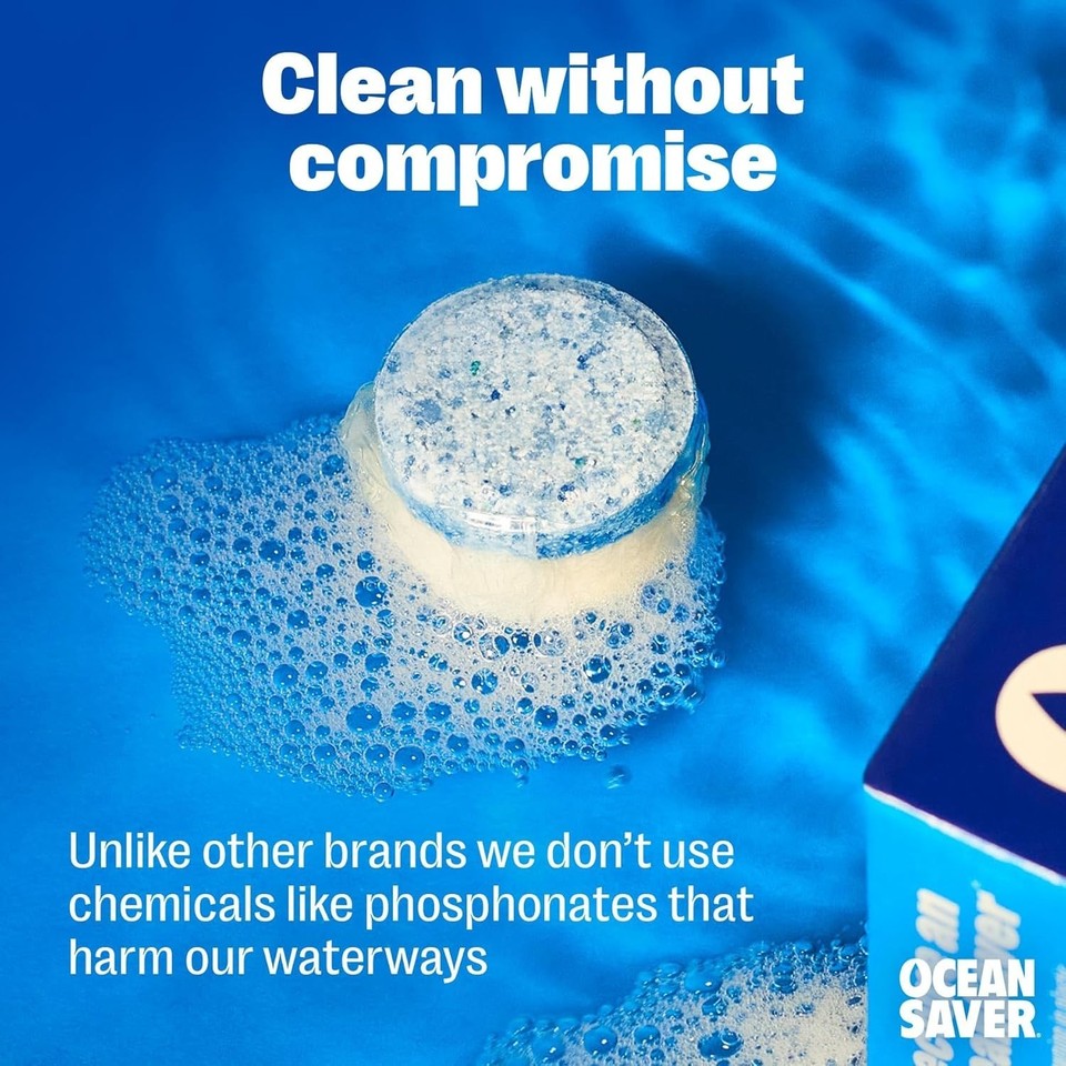 Oceansaver Eco-Friendly Dishwasher Tablets - Pack of 30 | Non-Toxic ...