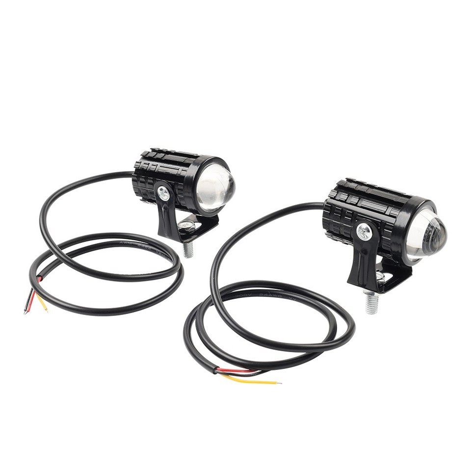 2X Headlight Driving Spot Light Fog Lamp Hi-Lo Beam Motorcycle UTV ATV ...