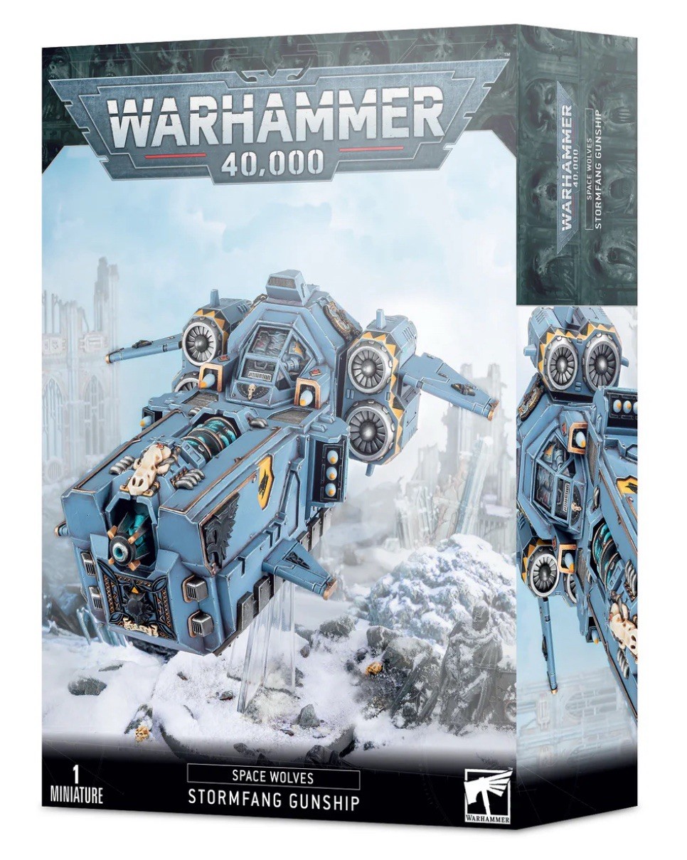 40k Space Wolves Stormfang Gunship / Stormwolf Assault OOP NIB | eBay