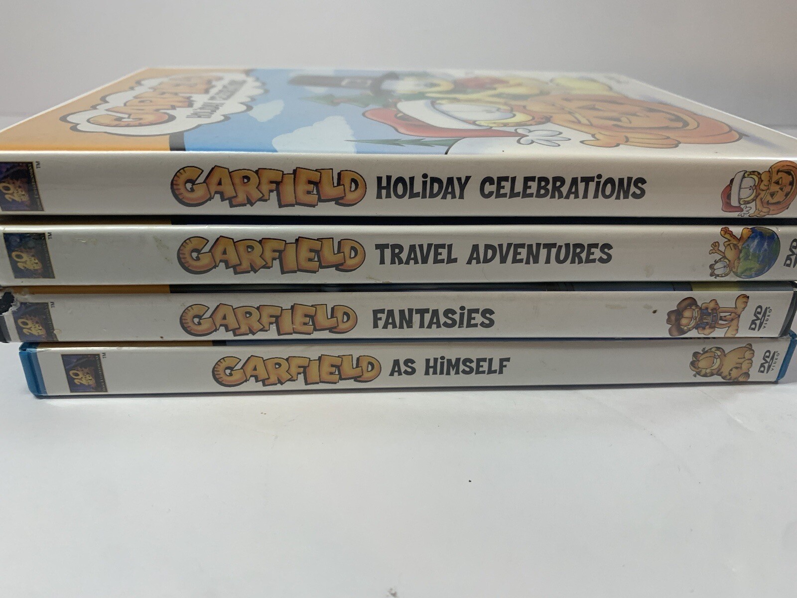 Garfield Travel, Holiday, Fantasies, As Himself DVD LOT Jim Davis 80s ...