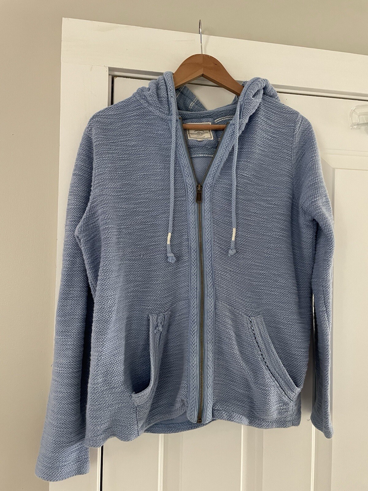 Ex Fat Face Womens 10 Hemsby Zip Thru Hoodie In Soft … - Gem