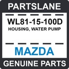 WL81-15-100D Mazda OEM Genuine HOUSING, WATER PUMP | eBay Australia