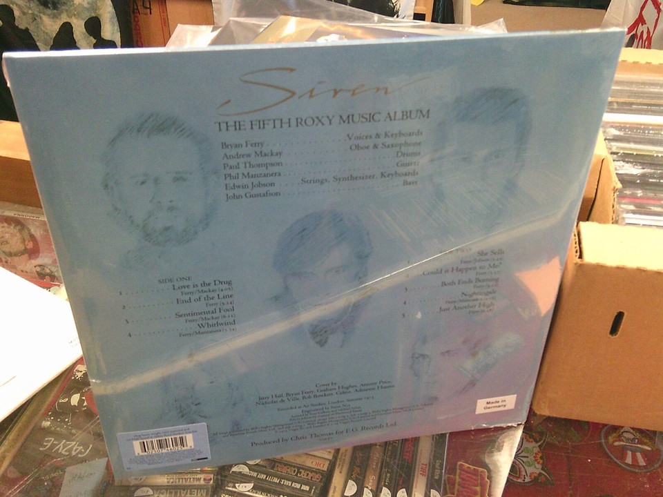 Roxy Music Sirens LP NEW 180g Half Speed vinyl 5th album [Glam Rock ...