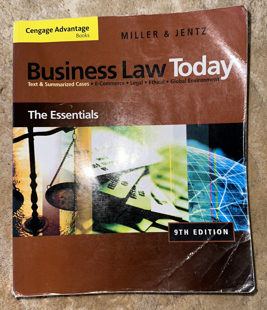 Business Law Today : The Essentials by Gaylord Jentz and Roger LeRoy ...
