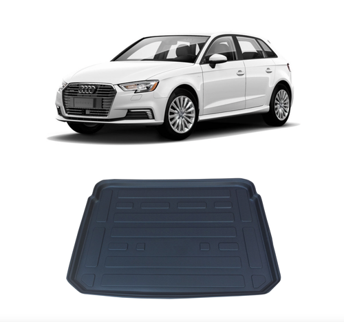 AUDI A3/S3 SPORTBACK 2013-2019 BOOT LINER TRAY FLOOR MAT-NON SLIP-WATER ...