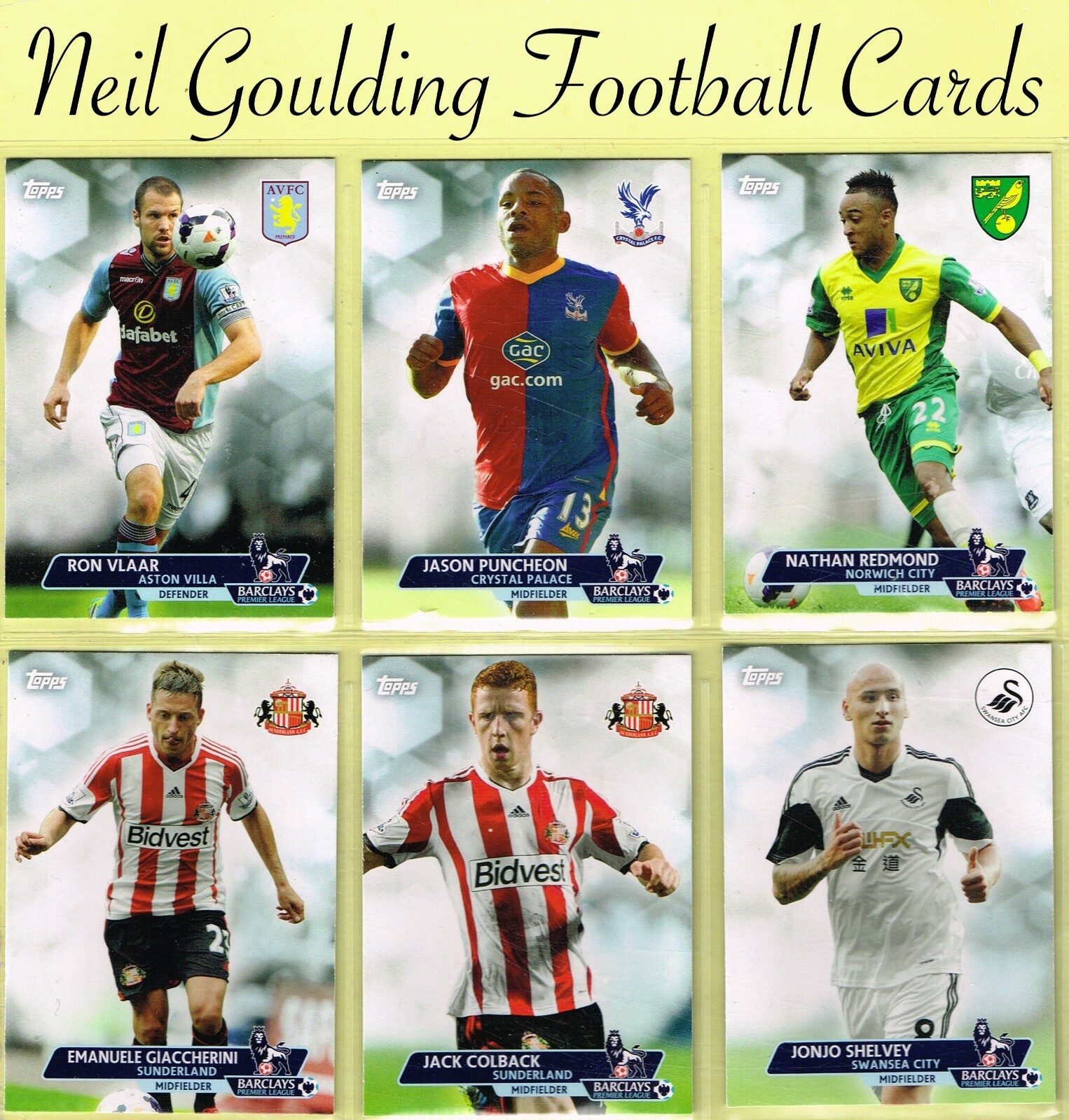 Topps PREMIER GOLD 2013 ☆ Premier League Football Cards ☆ #101 to #200 ...