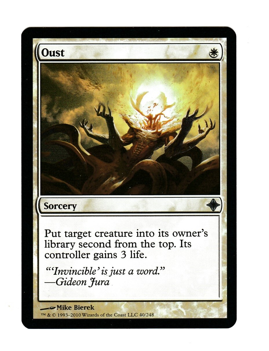 1x FOIL Oust EX Rise of the Eldrazi Magic 1x x1 | eBay