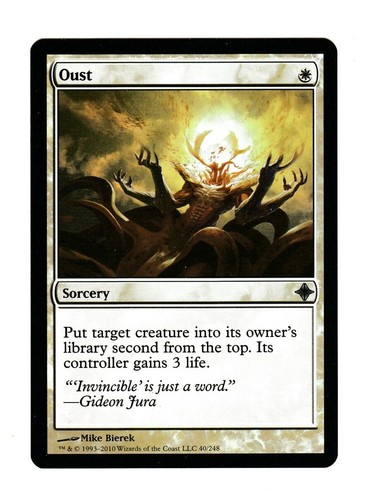 1x FOIL Oust EX Rise of the Eldrazi Magic 1x x1 | eBay