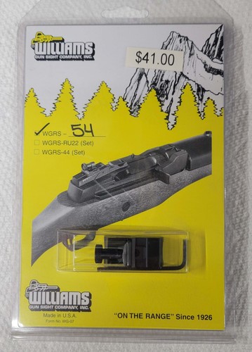 Williams WGRS-54 Guide Receiver Peep Sight 22 Caliber Dovetail ...