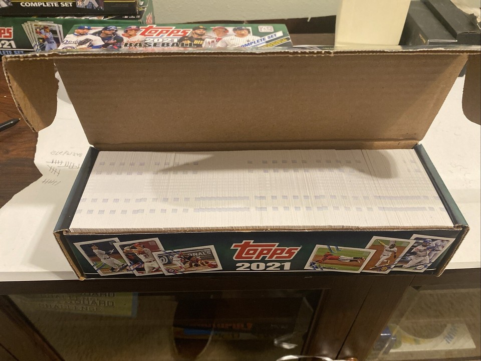 Topps 2021 MLB Baseball Complete Factory Set Green Box | eBay