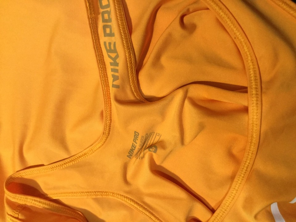 Nike Pro Training Tank Orange Medium NWOT | eBay