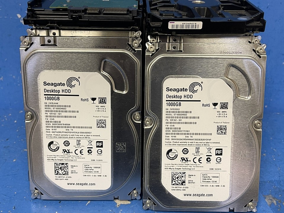 18TB (18x1TB) Seagate 1TB HDD Hard Drive St1000DM003 3.5" HARD DISK ...