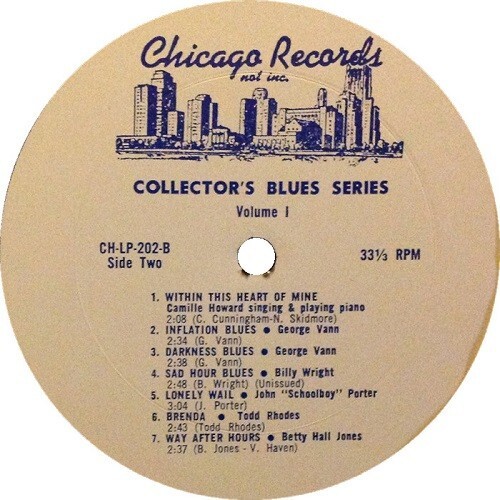 Collectors Blues Series Vol 1 Chicago Records label Vinyl VG++ / NM ...