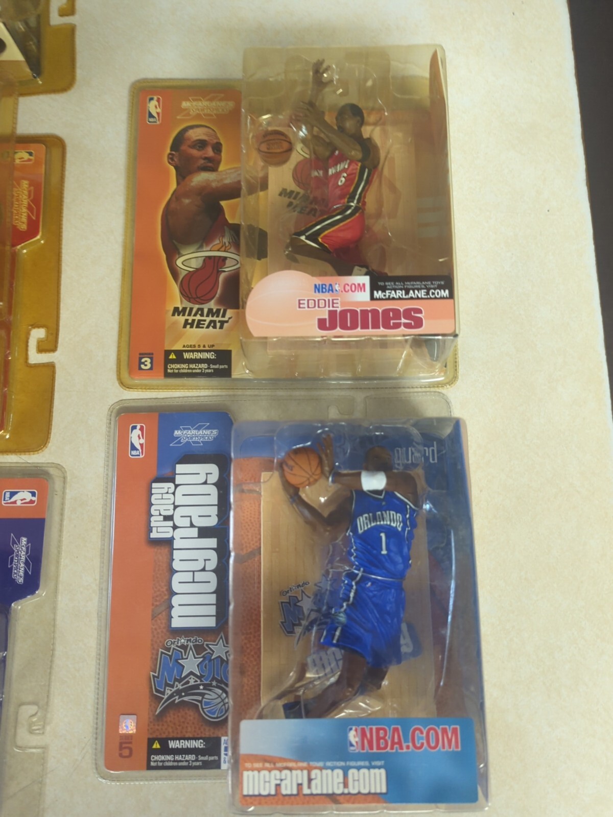 Lot Of 2 McFarlane Basketball Figures Eddie Jones, Tracy Mcgrady | eBay