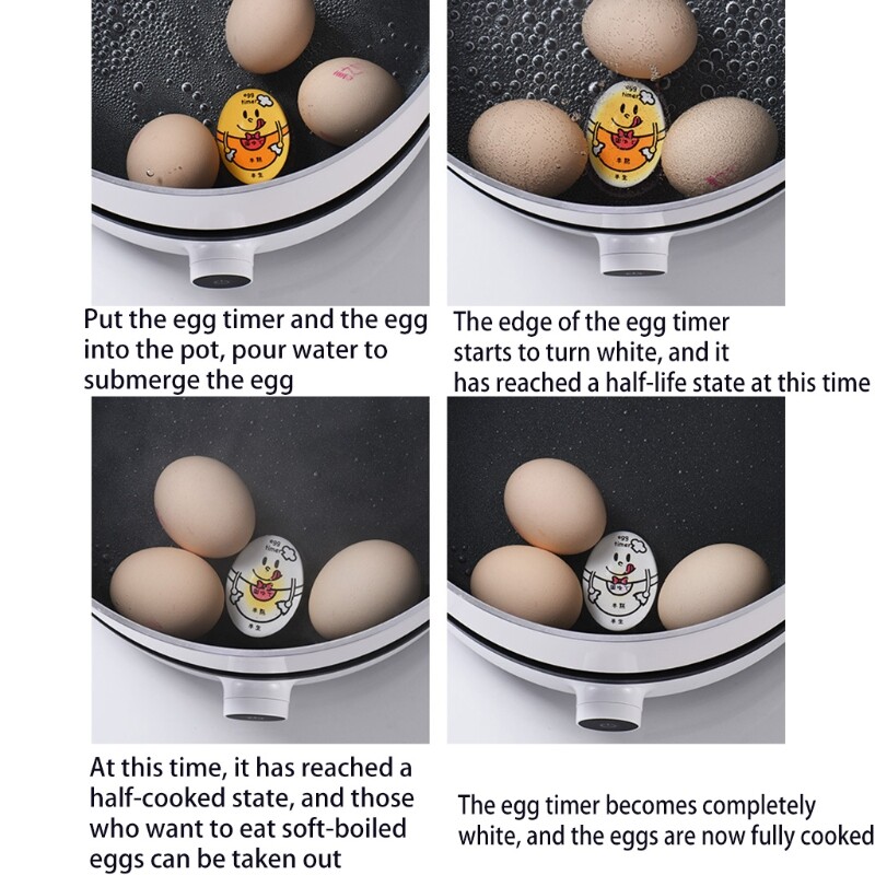 Timer for Boiling Eggs Soft Hard Boiled Timer That Changes Color ...