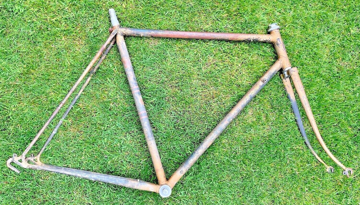 F.H Grubb Vintage Racing Bike Frame, Cir.1950 - 1955 frame number 7555 ...