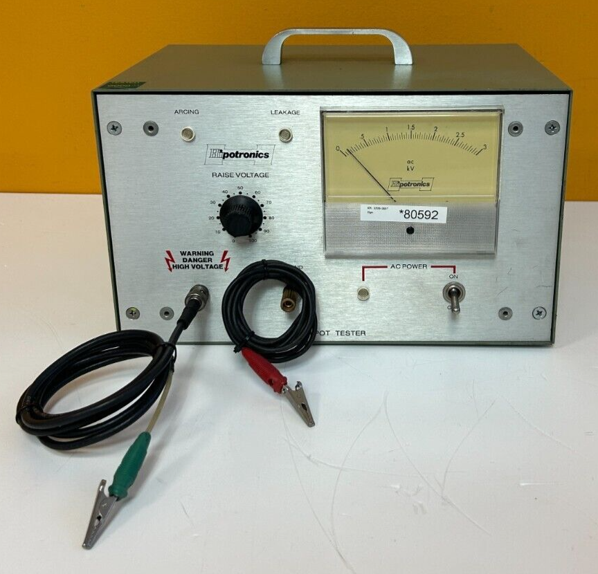 Hipotronics HDA3 0 to 3 kVAC, 0 to 20 mA, Analog Meter, AC Hipot Tester ...