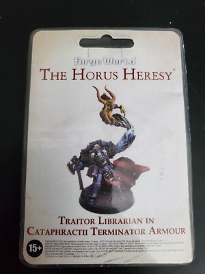 Traitor Librarian In Cataphractii Terminator Armor | eBay