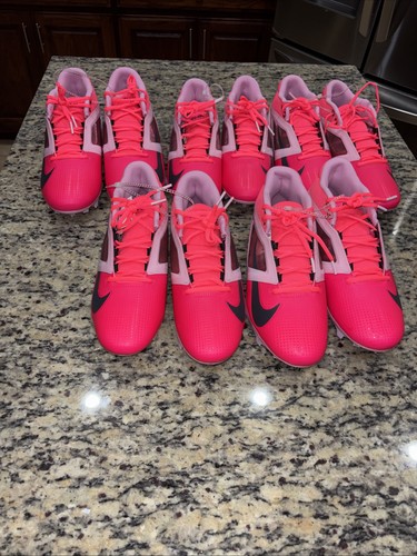 Nike Alpha Menace 4 Pro Cleats Pink Black HJ4568-600 Sizes 7,7.5,8,9,10 ...