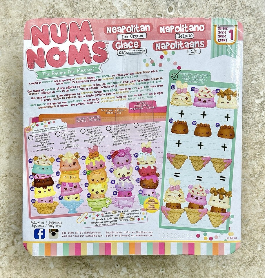 💛🤎Num Noms Neapolitan Ice Cream, Series 1 (NEW/SEALED) | eBay