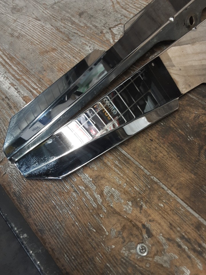 86-17 Harley Davidson Softail Front Windshield Wind Deflectors Chrome ...