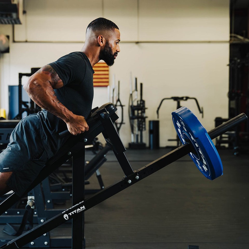 Titan Fitness Plate-Loaded Chest Supported T-Bar Row Machine, 400 LB ...