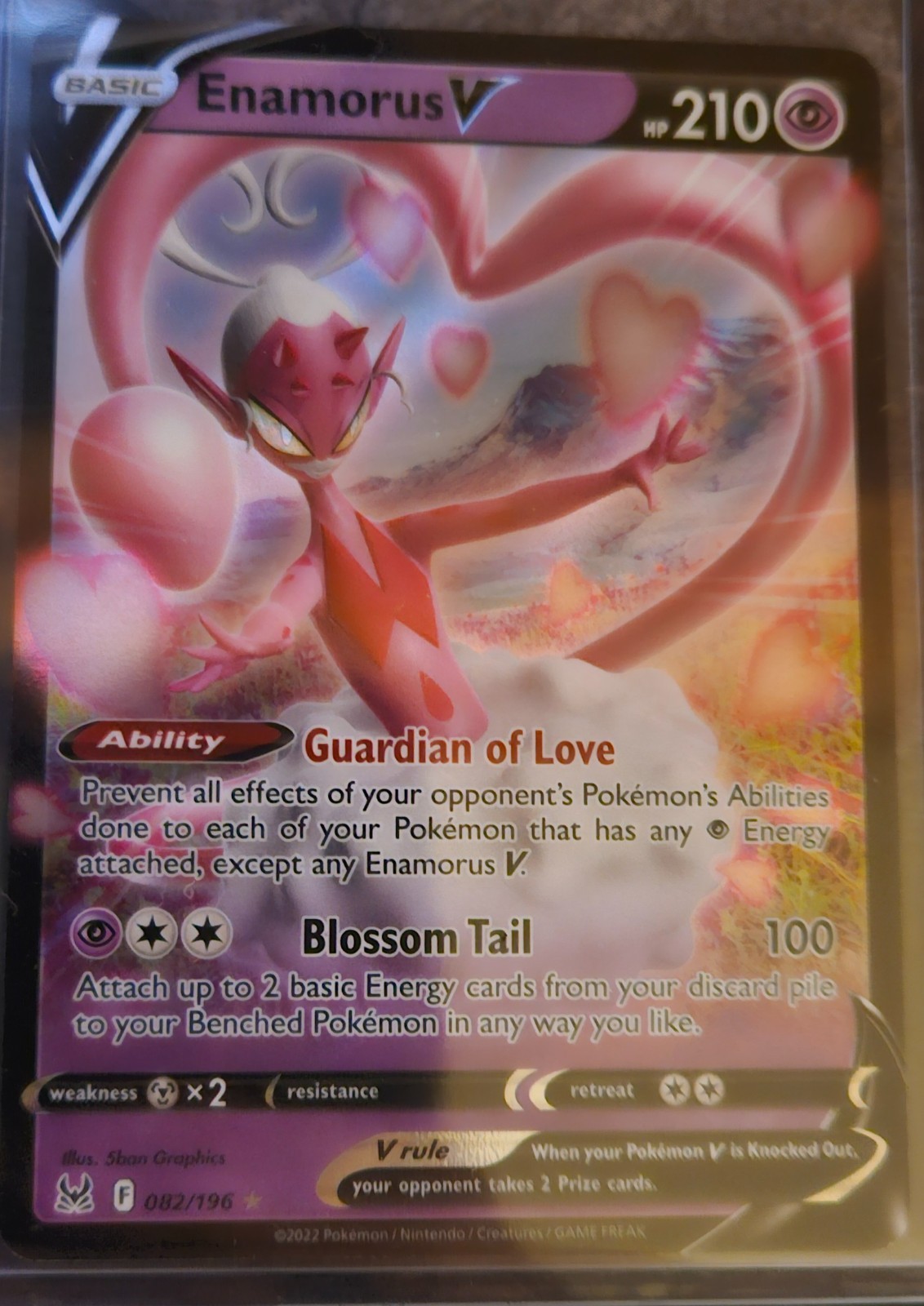 Pokémon TCG Pokémon Enamorus V Enamorus Ultra Rare Holo | eBay