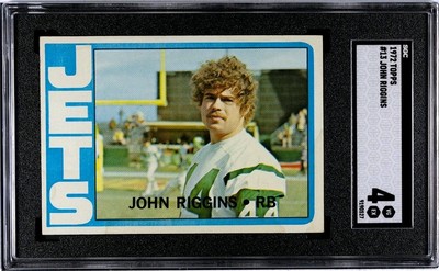 1972 Topps #13 John Riggins SGC 4 VG EX RC Jets Redskins HOF Kansas | eBay