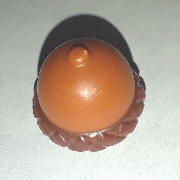 Lego New Dark Orange Minifig Hat Acorn Pattern Series 22 Forest Elf ...