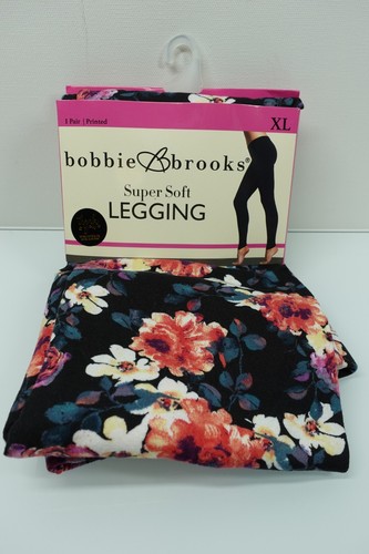 Bobbie Brooks Leggings Pants Floral Super Soft Brand New Size L or XL ...