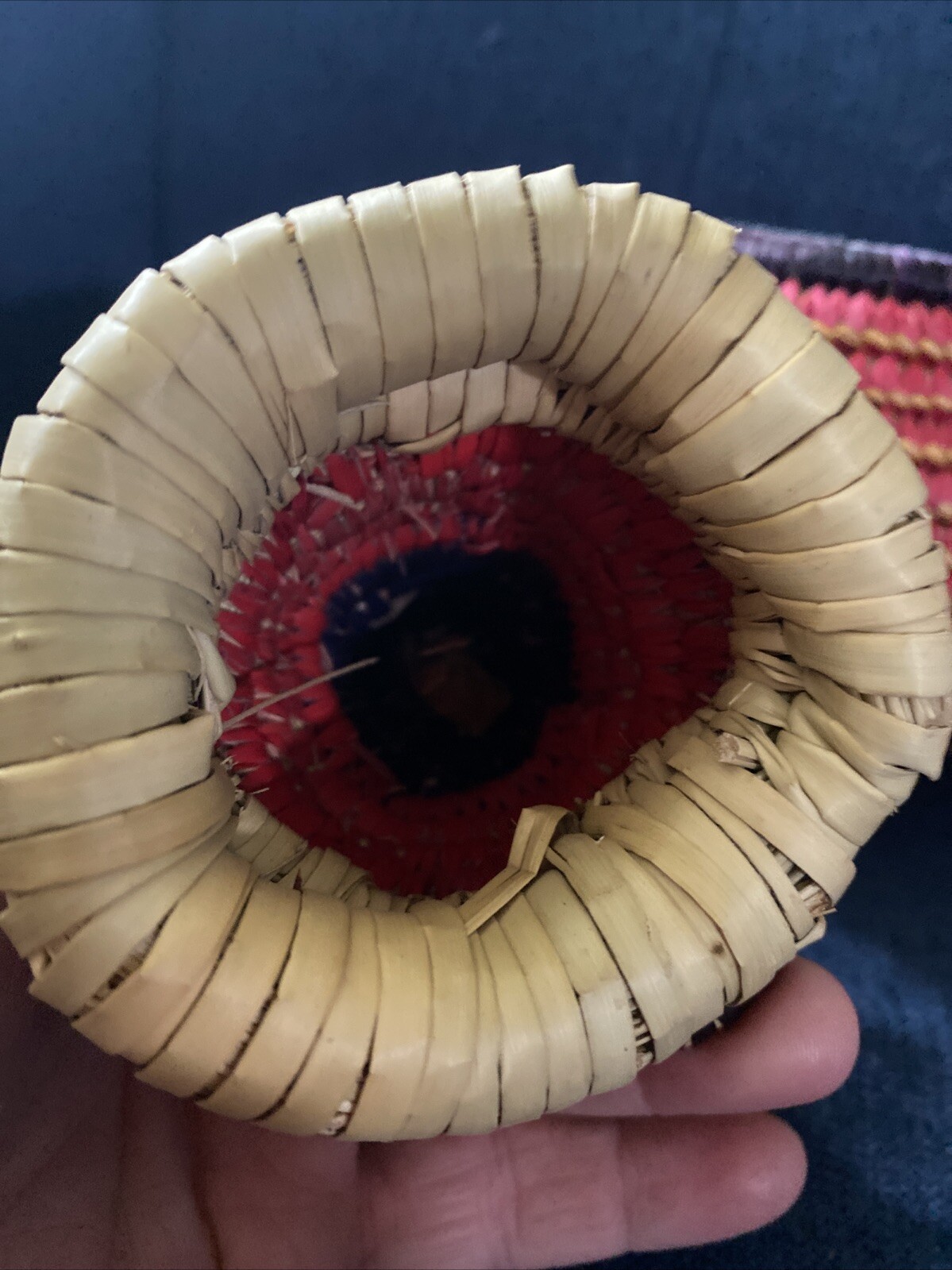 Vintage African Ethiopian Cone Coil Harari Basket Leather Bottom, Lot ...