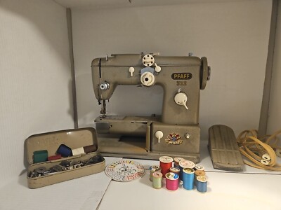 RARE Vintage PFAFF 332 Automatic Dial A Stitch Sewing Machine Working ...