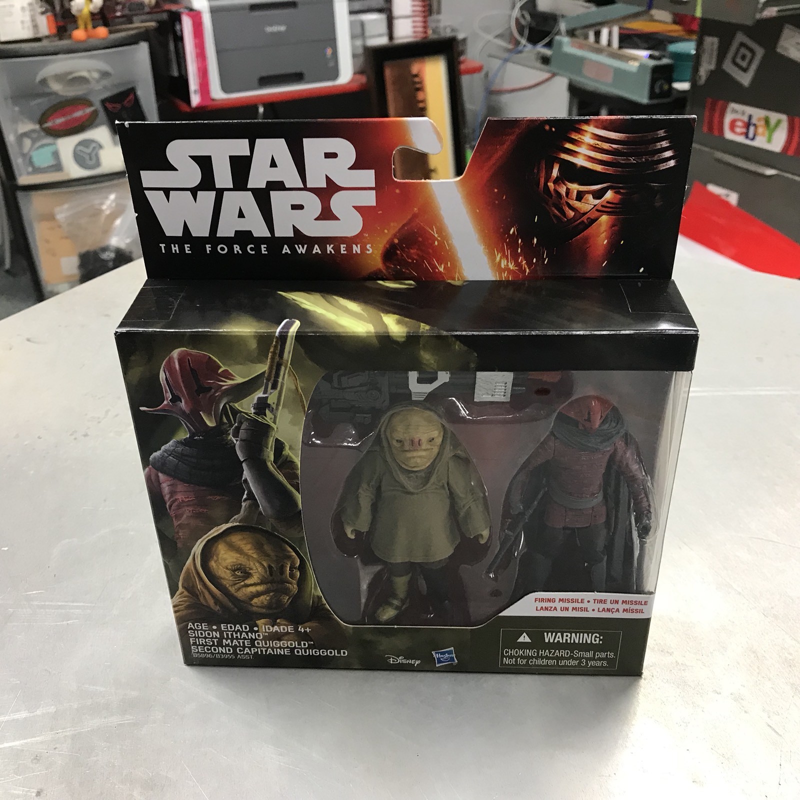 New Star Wars Force Awakens Sidon Ithano First Mate Quiggold Figure 2 ...