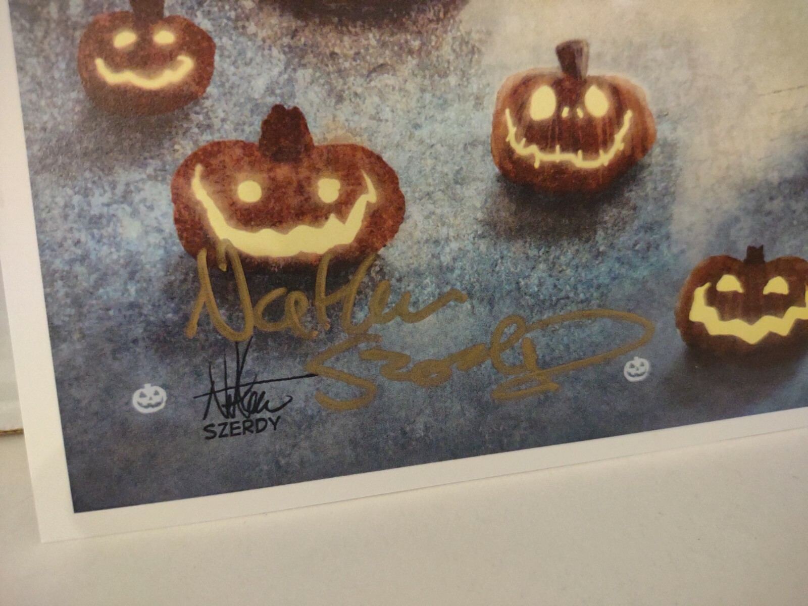 Nathan Szerdy SIGNED Nightmare Before Christmas Art Print Disney Tim ...