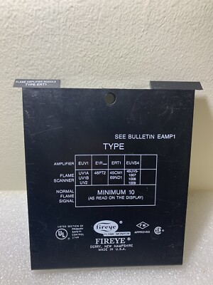 Fireye ERT1 Flame Amplifier Module ***USED*** | eBay