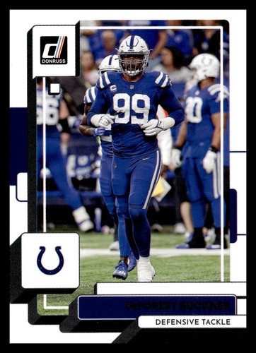 2022 Donruss #55 DeForest Buckner Indianapolis Colts Football Card | eBay
