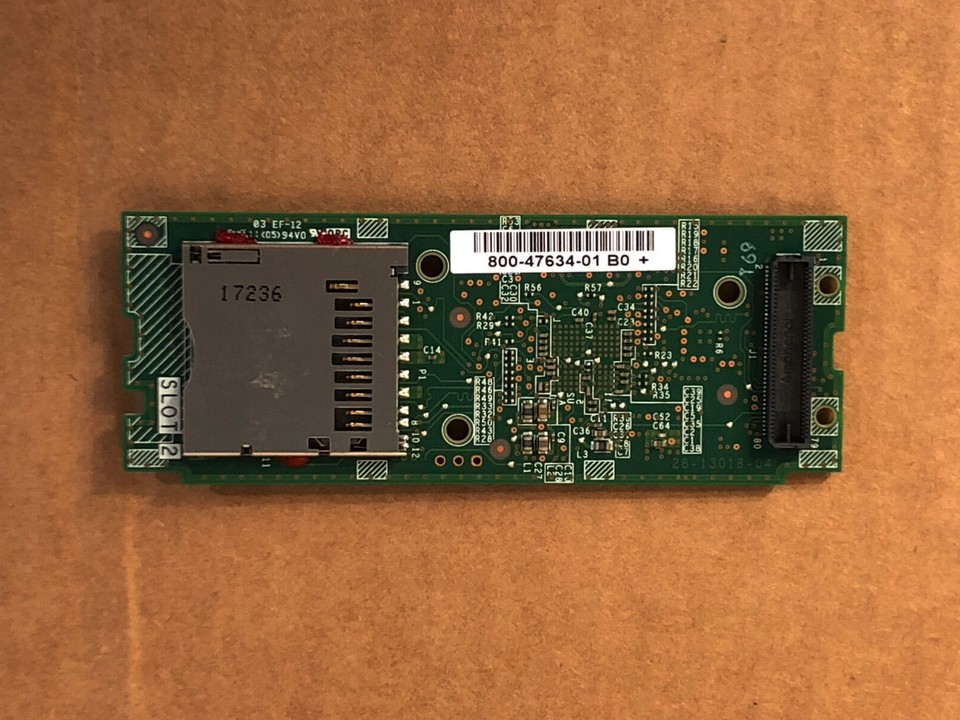 Cisco Dual SD Card Module UCS-MSTOR-SD Reader UCS B200 C220 C240 C125 ...