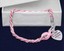 Sterling Silver Plated Breast Cancer Rope Style Pink Ribbon Bracelet | eBay