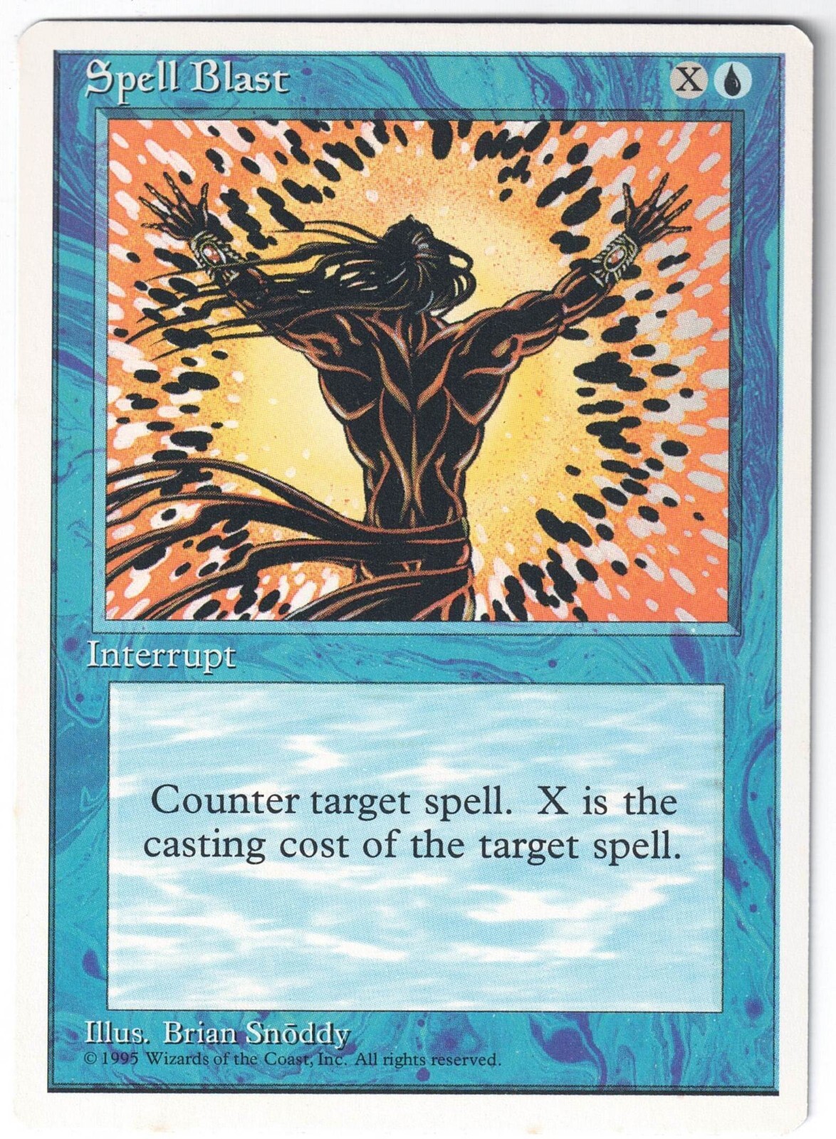 Magic: The Gathering (MTG 4th Edition) 1995 - Spell Blast | eBay