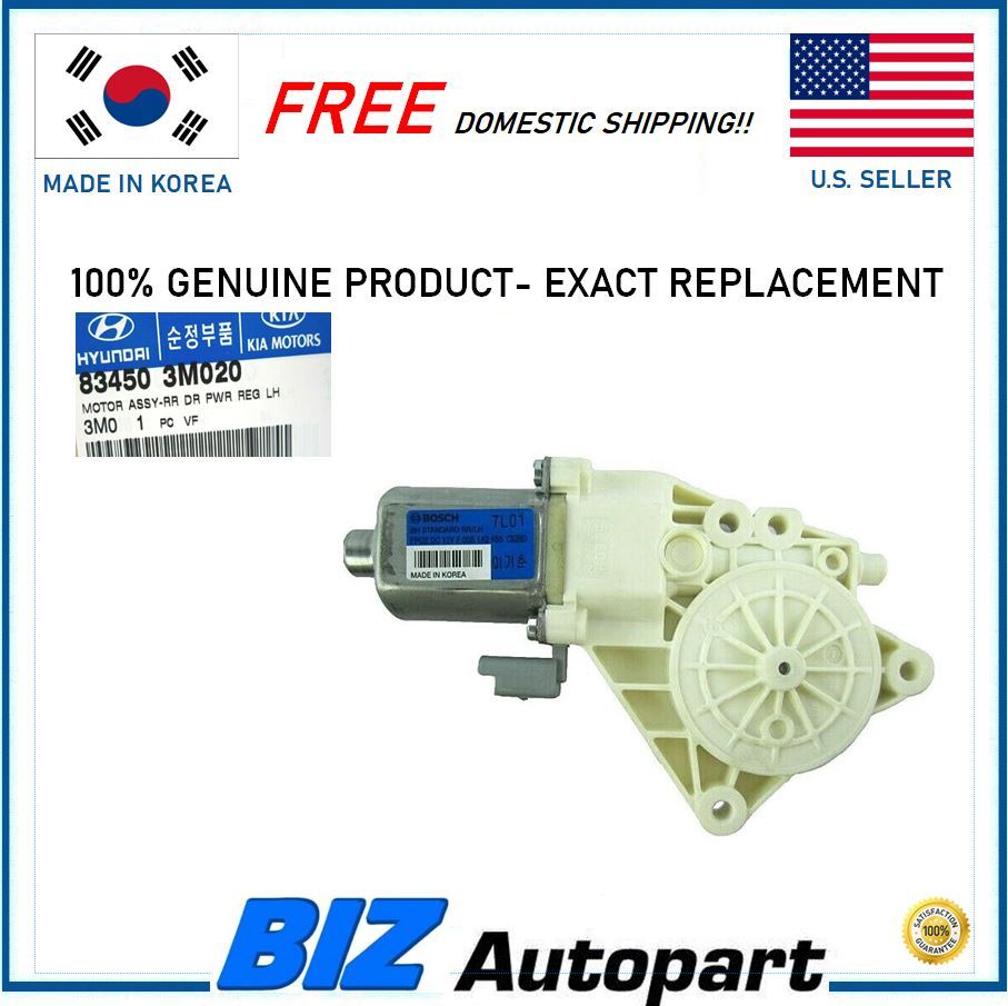 Genuine REAR LEFT Power Window Motor for 2009-2014 Hyundai Genesis ...