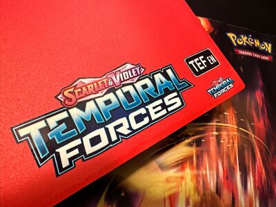 Pokemon Binder Stickers - Temporal Forces - Inc Set Symbol + Mini Logo ...